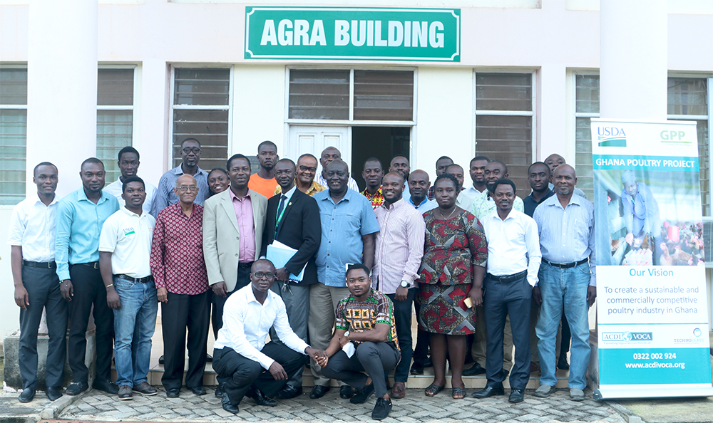 Department of Animal Science and GPP Trains Poultry Farmers | Kwame Nkrumah University of ...